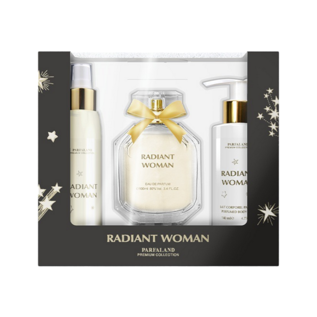 Parfaland - Coffret Radiant Woman Eau De Parfum 100Ml + Body Spray ...