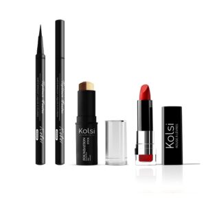 KOLSI - Pack 117 : Rouge à lèvres Hydratant N°57 + Fond de teint stick ...
