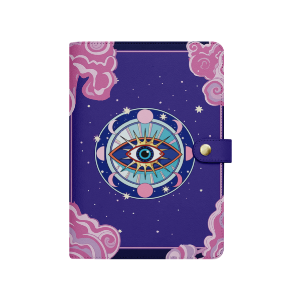 DUO ACCESSORIES - Bloc Note Flipper Eye Glow - Violet - Drest