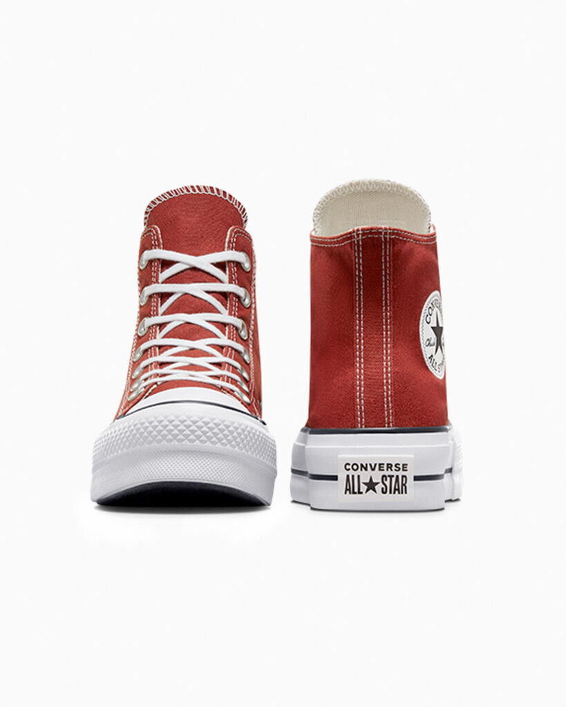 Converse - Plateforme élévatrice Chuck Taylor All Star - Rouge - Drest