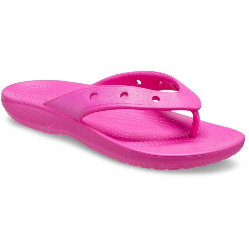 Crocs Femme - Tongs Crocs Classic Flip W 207713 6UB Rose - Drest
