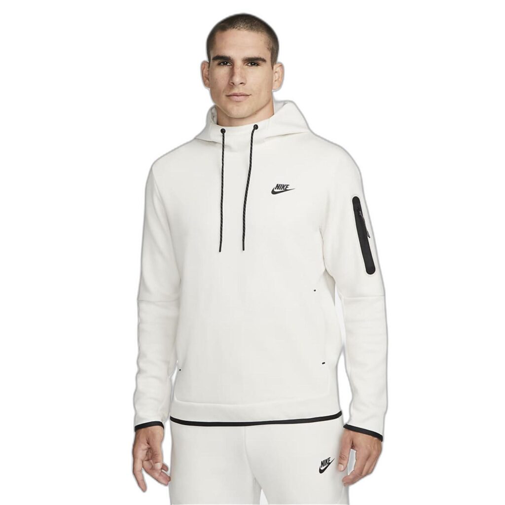 Nike Homme - Sweatshirt Nike Sportswear Tech Fleece - Blanc - Drest