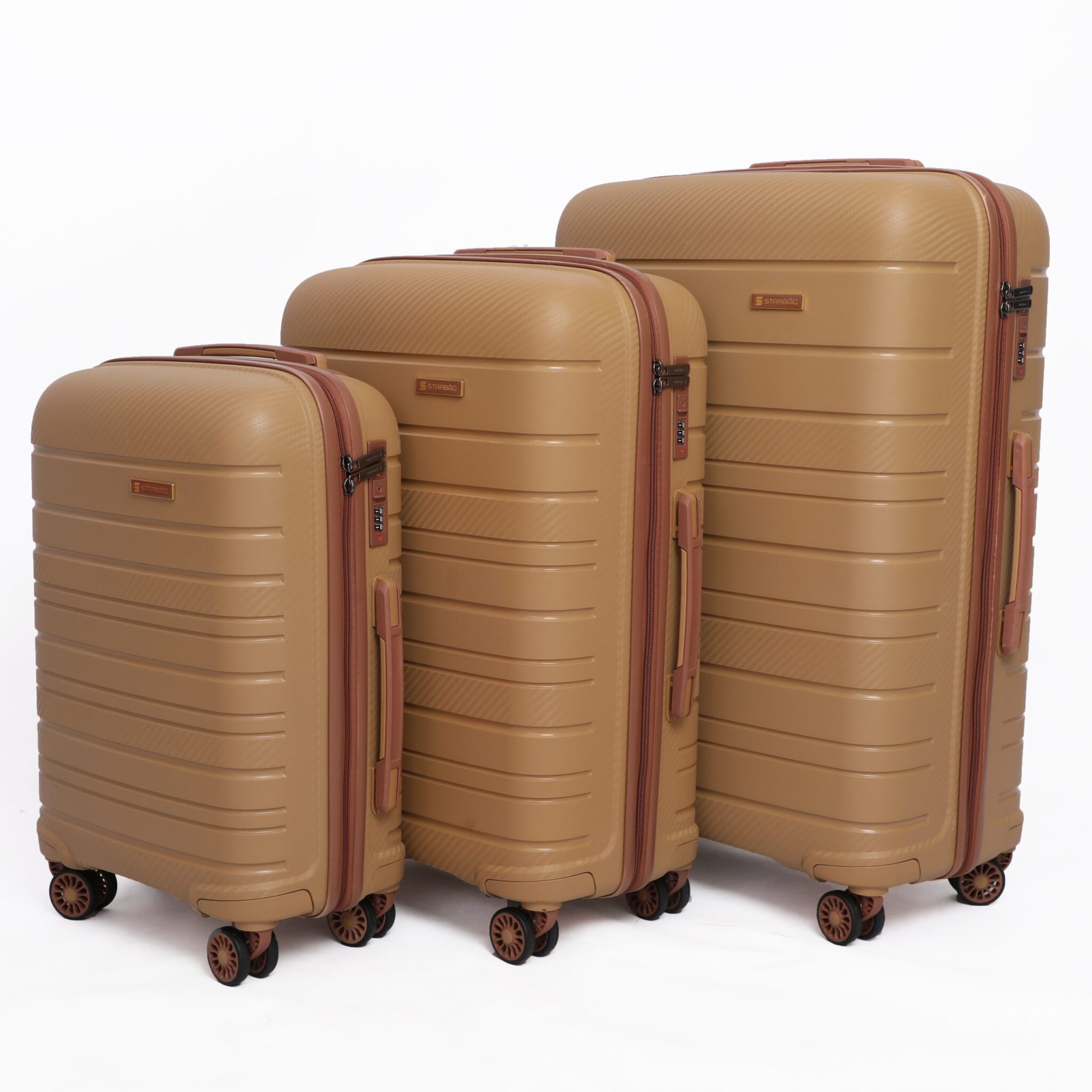 STARBAG - Série de 4 valises en polypropylène incassable Caramelle - Drest