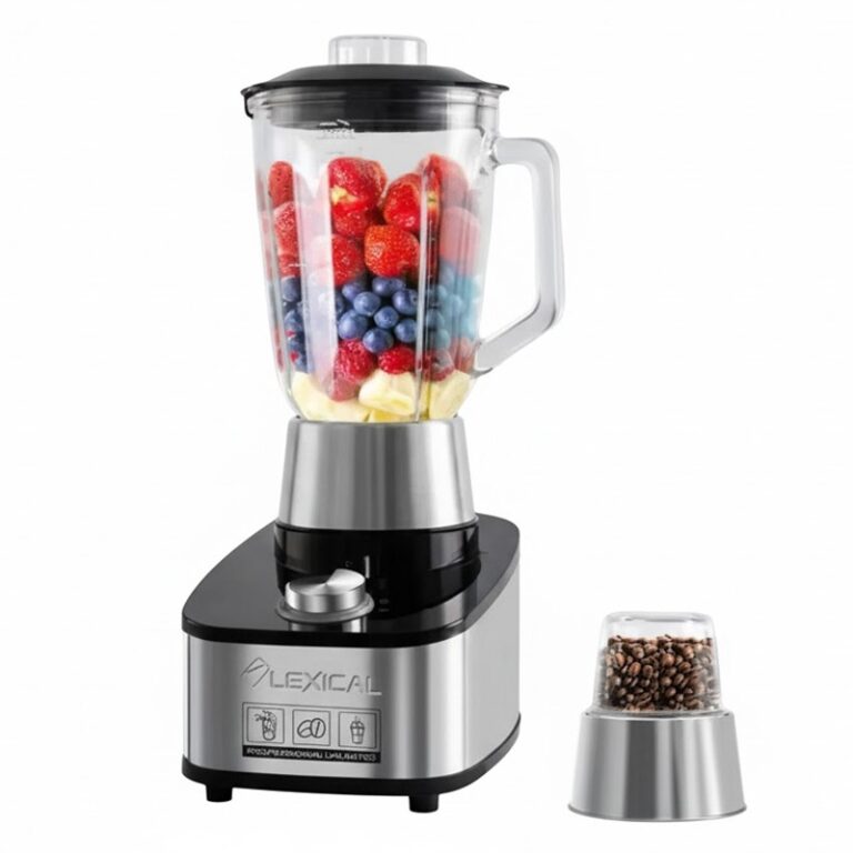 LEXICAL - Blender LBL-1541 600W 1.5L Avec Moulin - Chrome - Drest